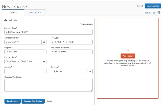 Concur Expense Report Quick Guide | Finance Training
